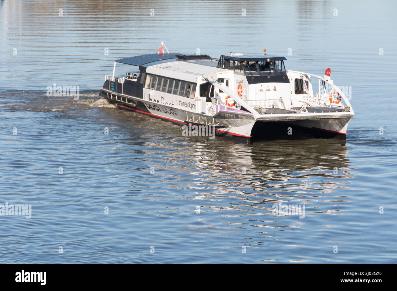 Uber boat thames clippers hi-res stock photography and images - Alamy