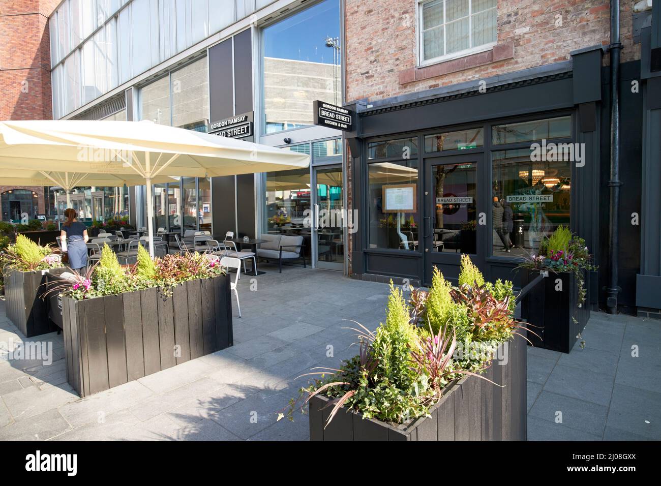 gordon ramsey bread street kitchen and bar liverpool one, england, uk ...