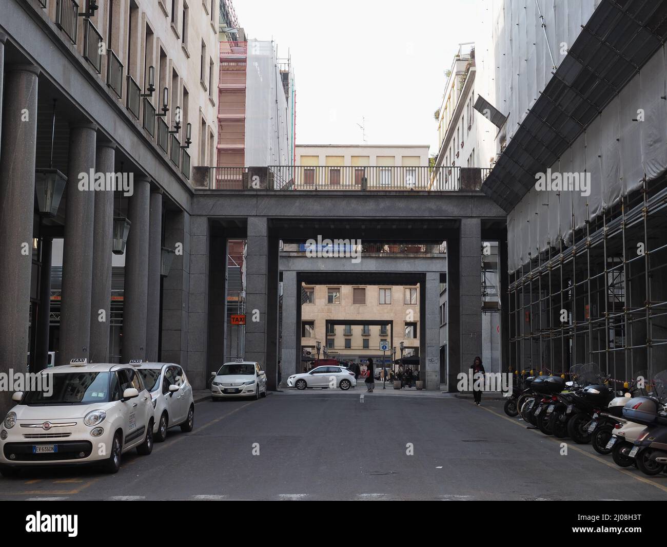 TURIN, ITALY - CIRCA FEBRUARY 2022: Via Roma designed by architect ...