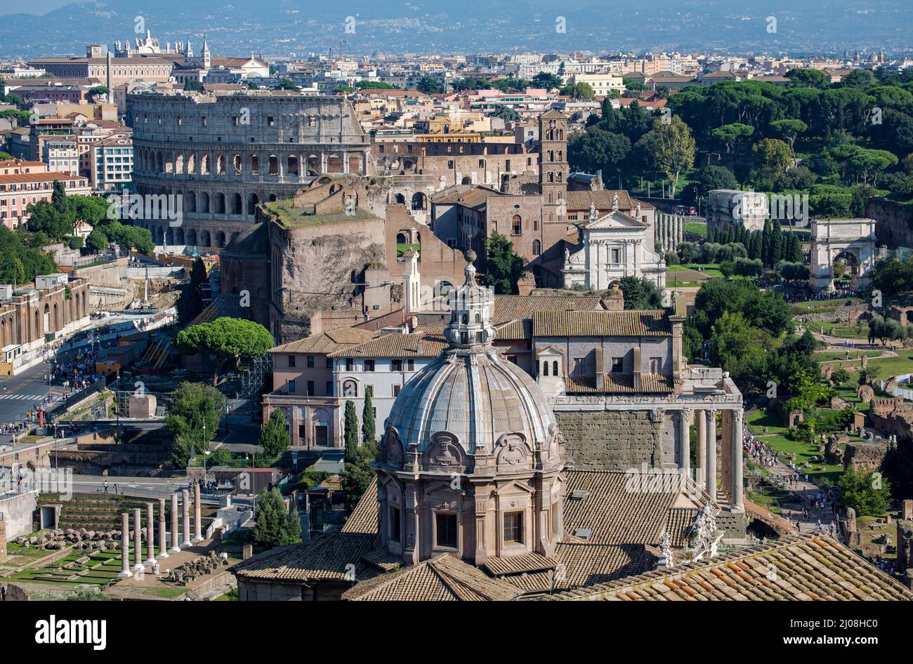 Coliseum square park hi-res stock photography and images - Alamy