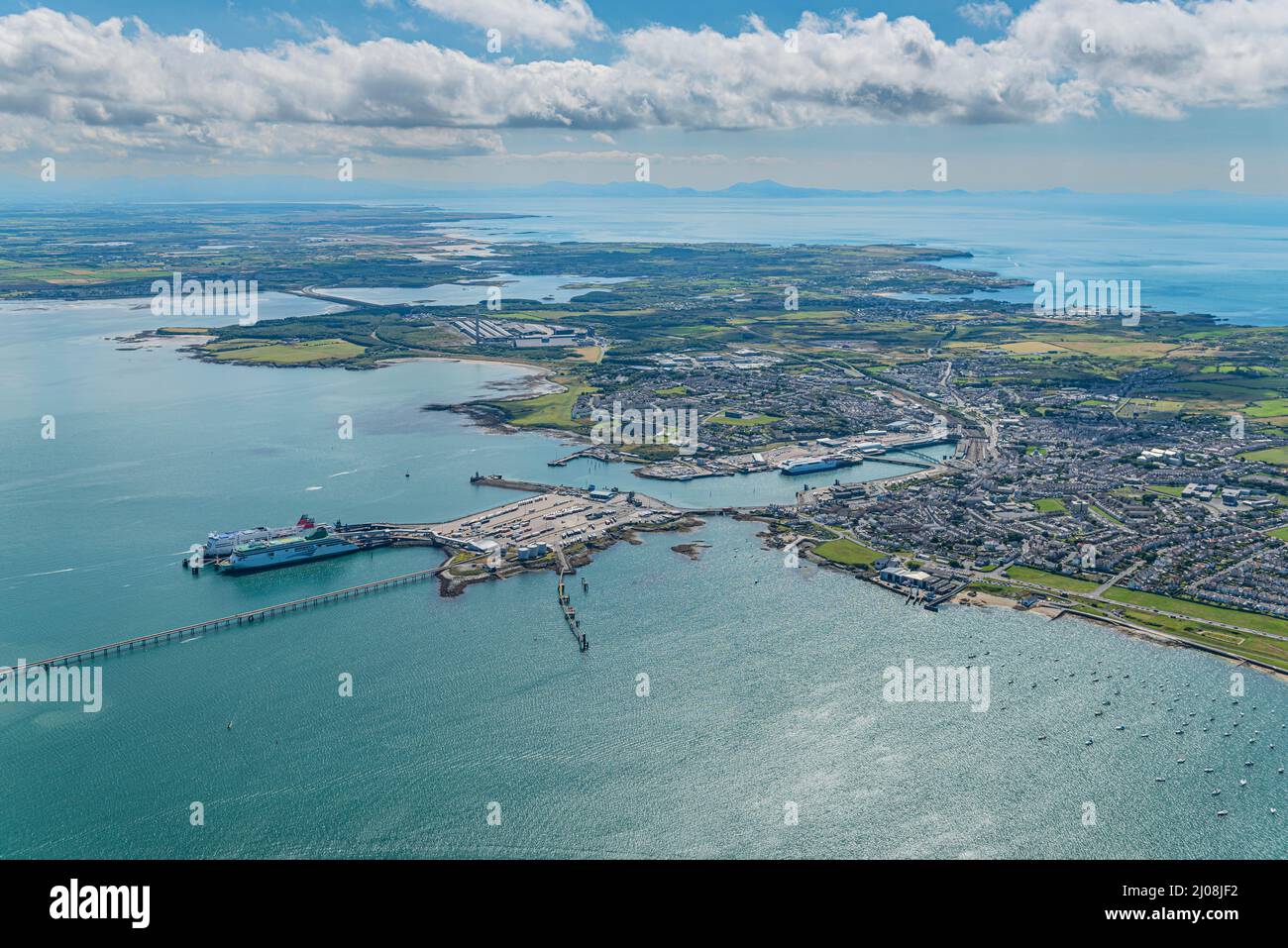 The Port of Holyhead is a commercial and ferry port in Anglesey, United ...