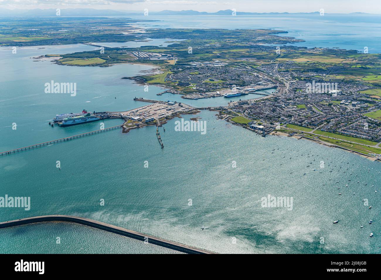 The Port of Holyhead is a commercial and ferry port in Anglesey, United ...