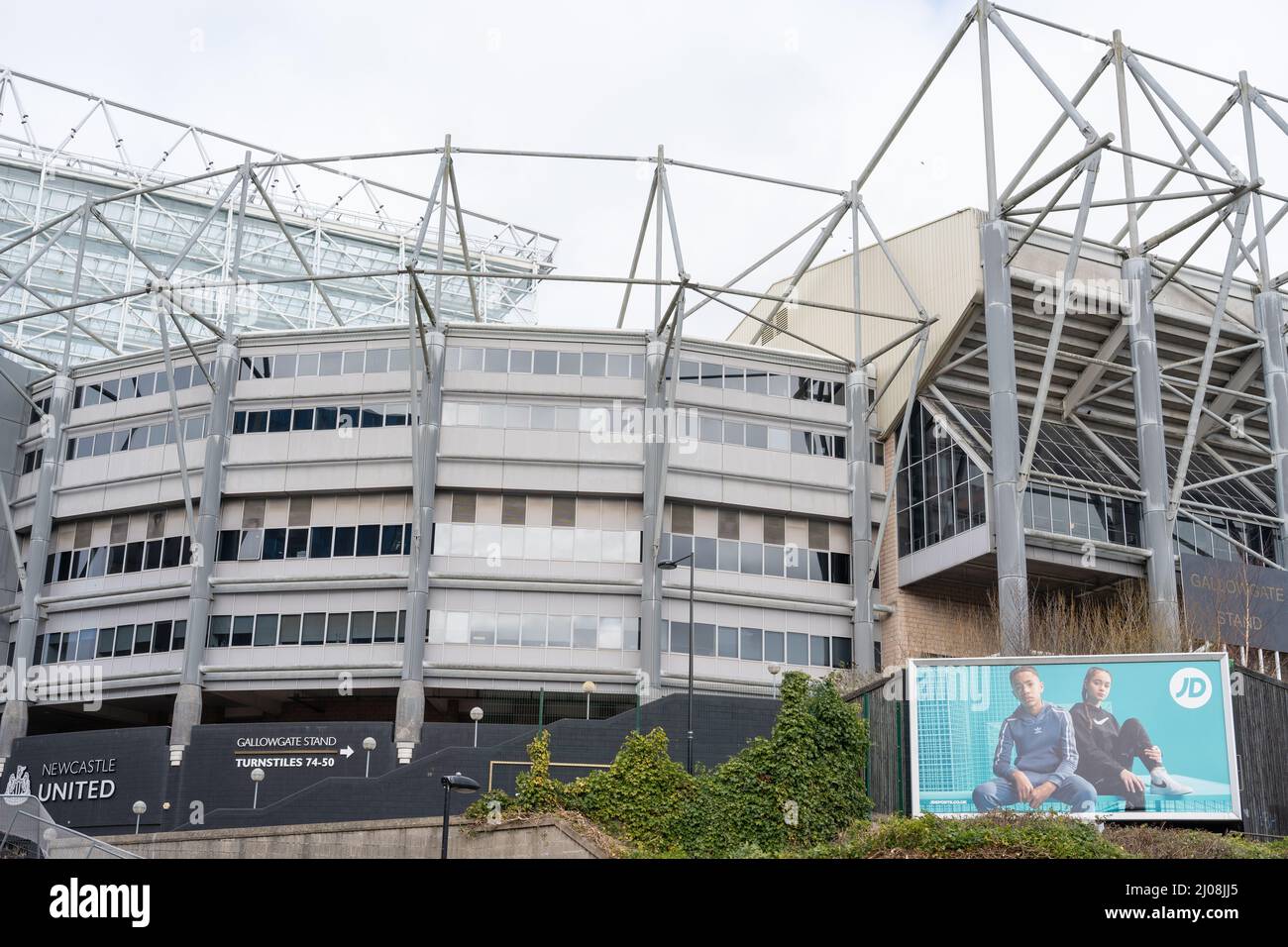 St James' Park, home ground of Newcastle United football club Stock ...