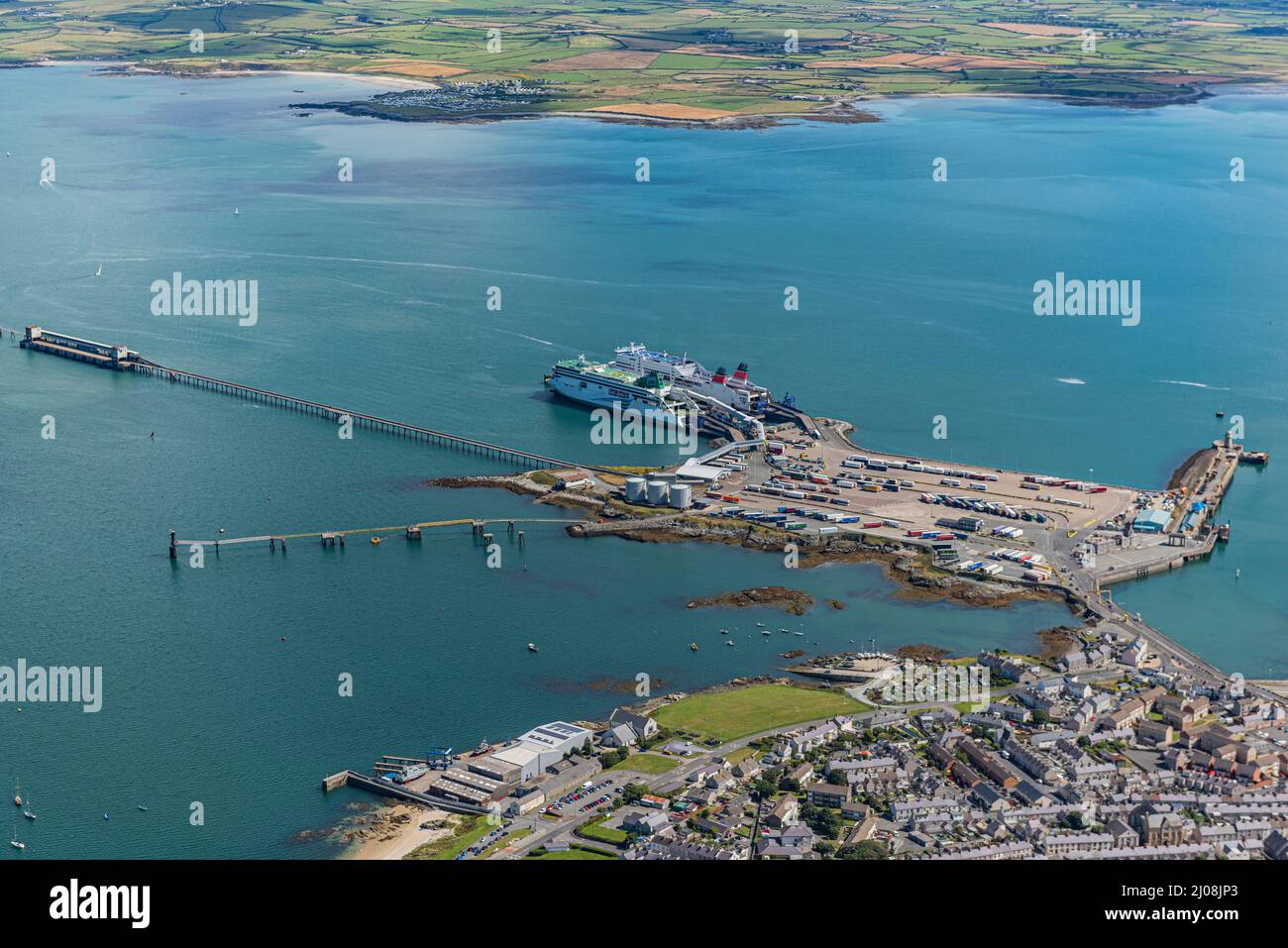 The Port of Holyhead is a commercial and ferry port in Anglesey, United ...