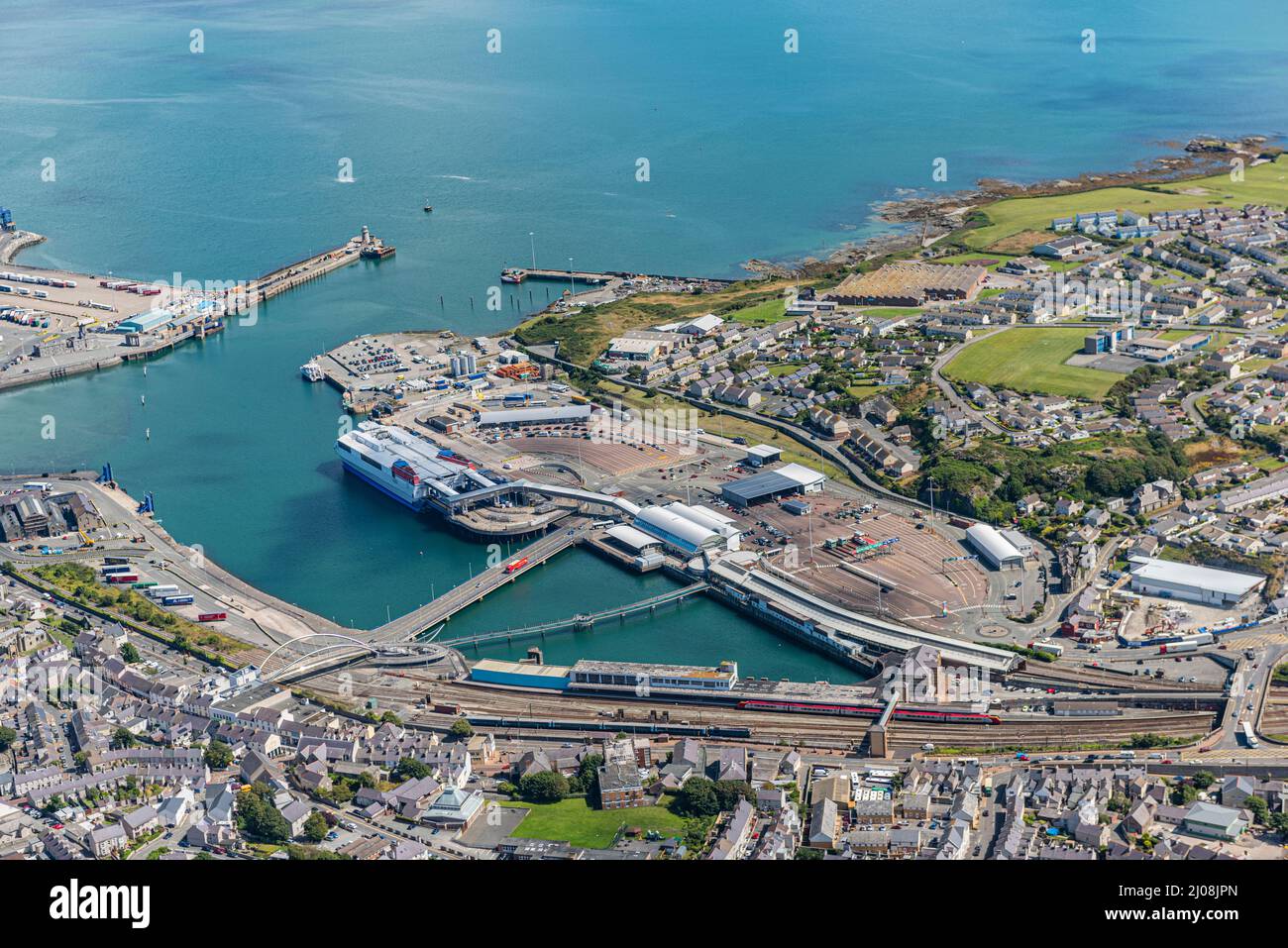 The Port of Holyhead is a commercial and ferry port in Anglesey, United ...