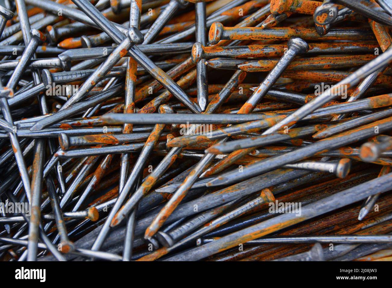 Copper nails hi-res stock photography and images - Alamy