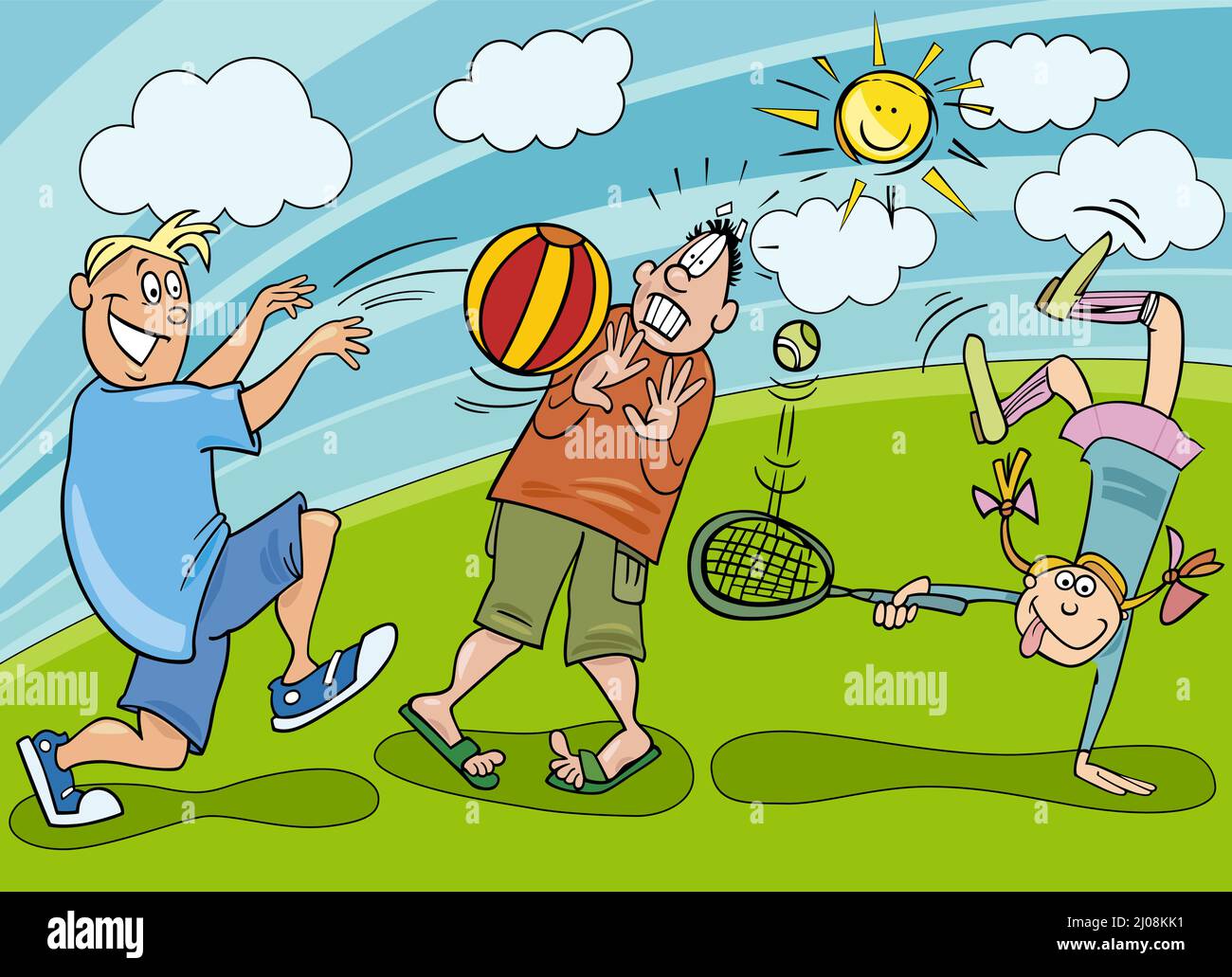 Comic child characters hi-res stock photography and images - Alamy