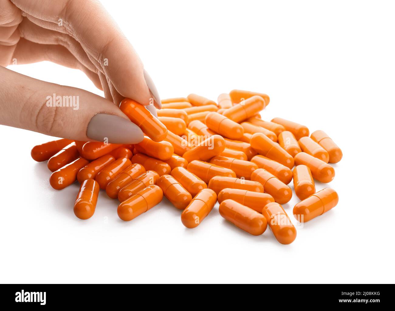 Closeup woman hand turmeric hi-res stock photography and images - Alamy