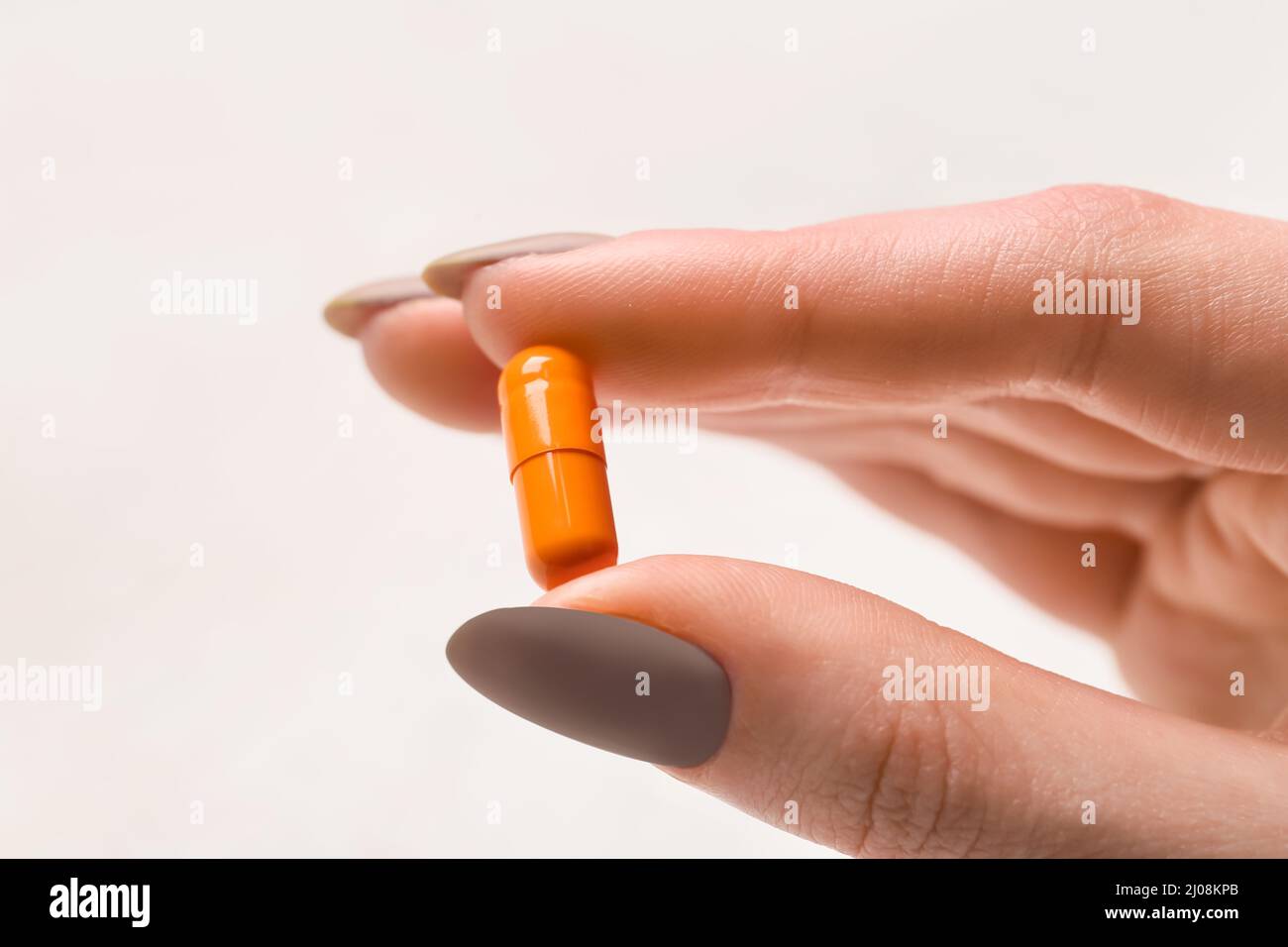 Closeup woman hand turmeric hi-res stock photography and images - Alamy