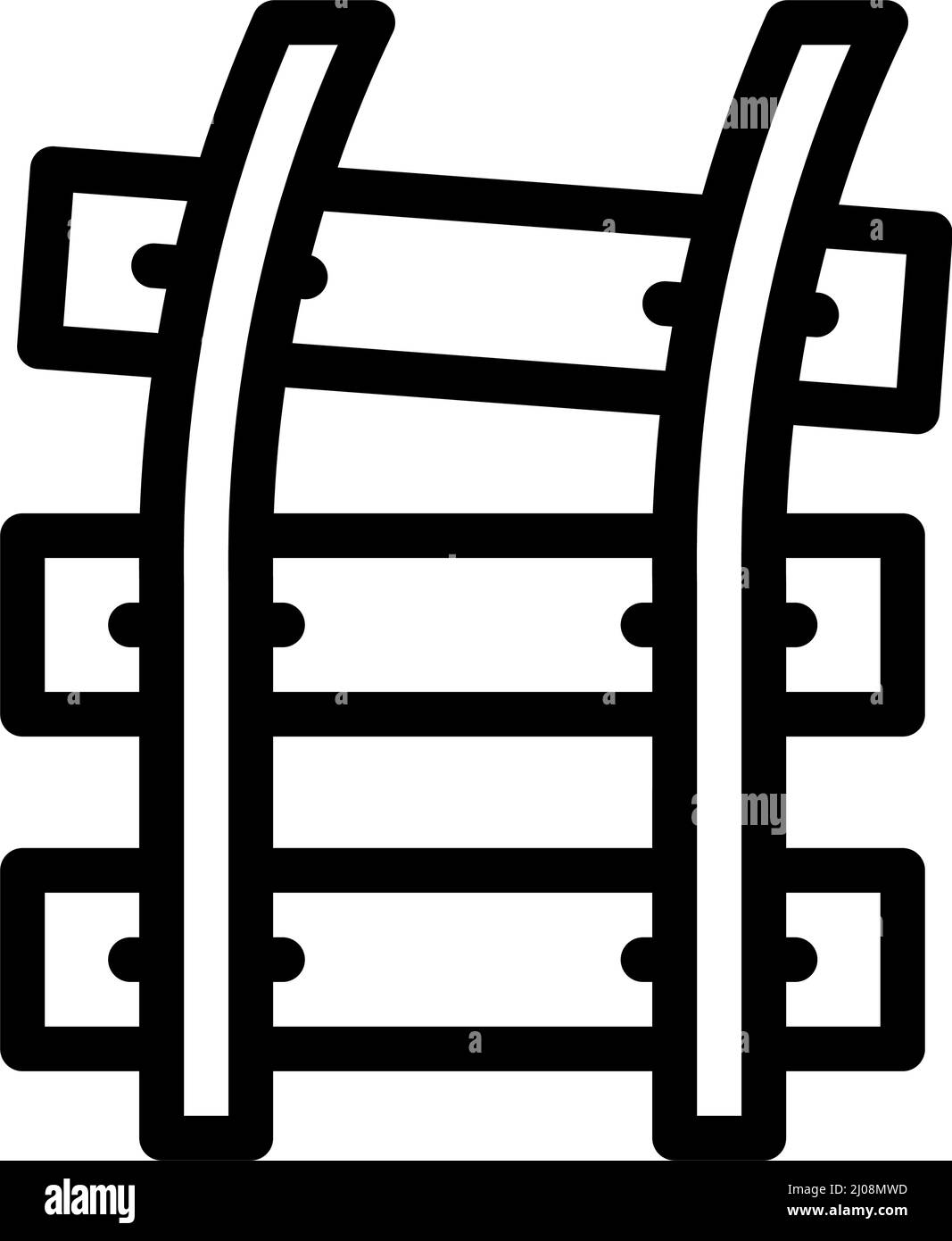 rail road line icon vector illustration Stock Vector Image & Art - Alamy