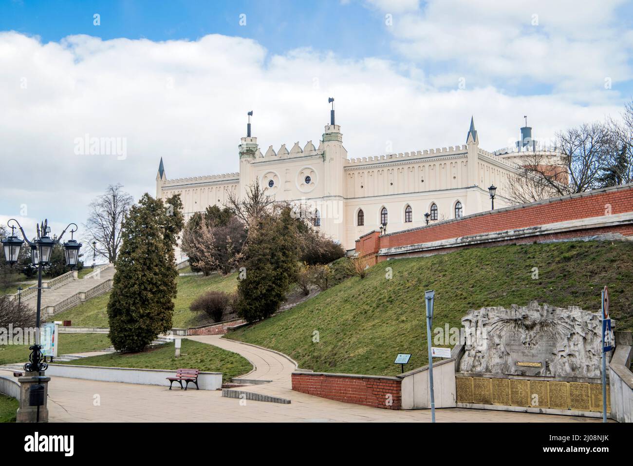 Lublin Castle, medieval monument castle Stock Photo - Alamy
