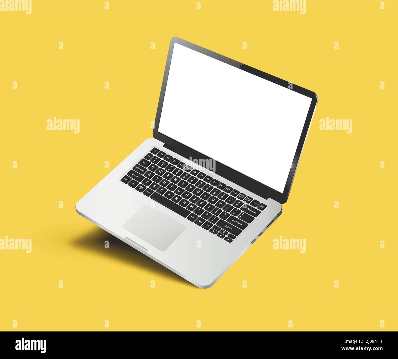 Levitation laptop. Vector Stock Vector Image & Art - Alamy