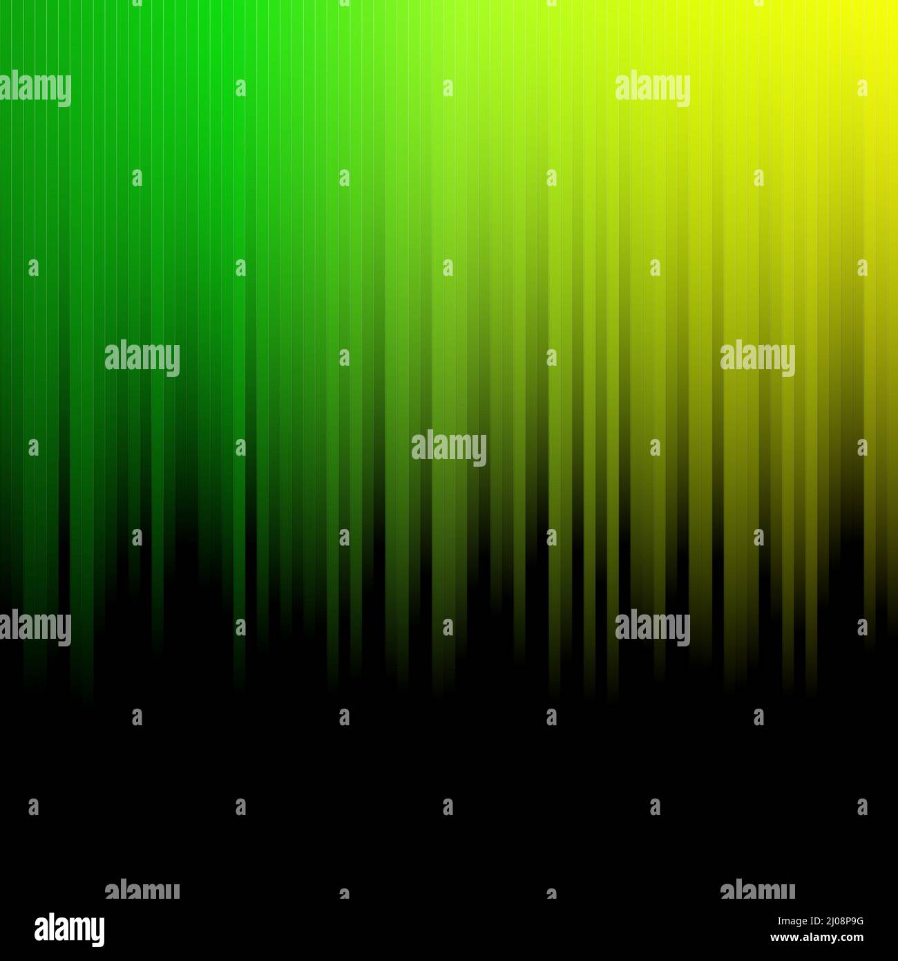 Illustration of gradient green color falling on black background Stock ...
