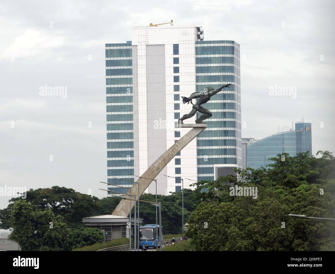 Jakarta, Indonesia-July 23, 2022 : tugu pancoran or pancoran tugu in ...