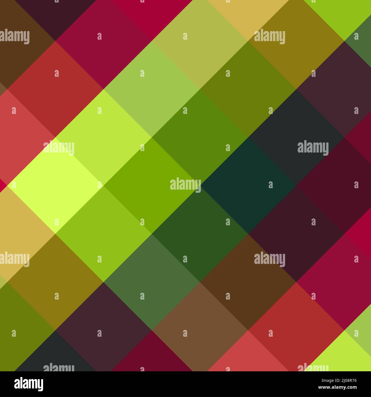 Illustration of abstract square patterns in the colorful background ...
