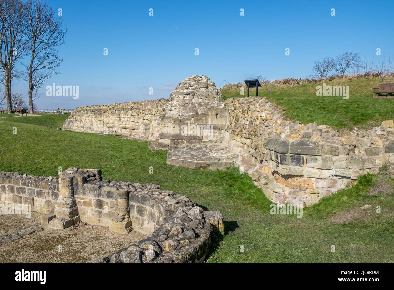 Pontefract Castle, West Yorkshire Stock Photo - Alamy