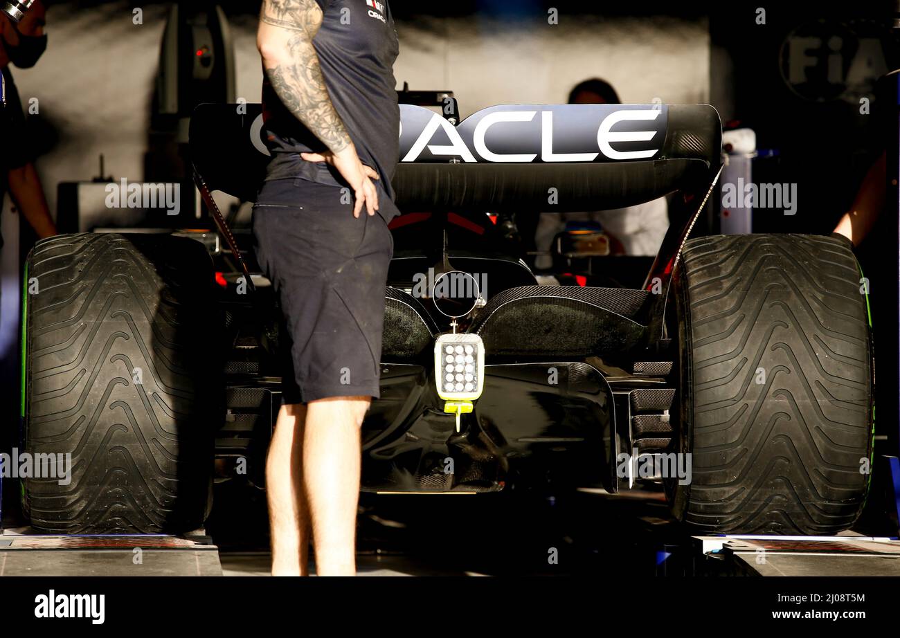 Red bull rb18 garage hi-res stock photography and images - Alamy