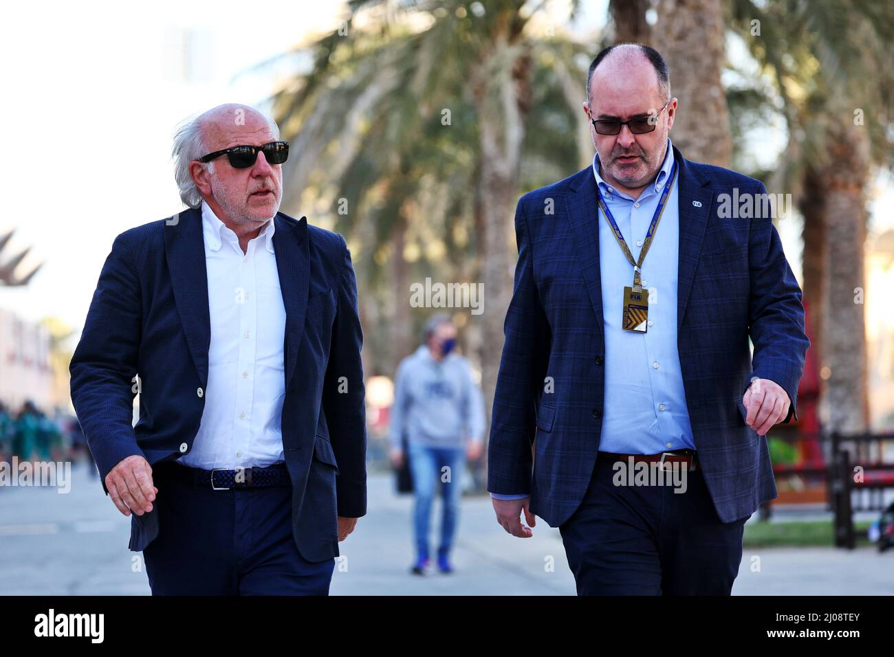 (L to R): David Richards (GBR) CEO Prodrive with Robert Reid (GBR). 17. ...