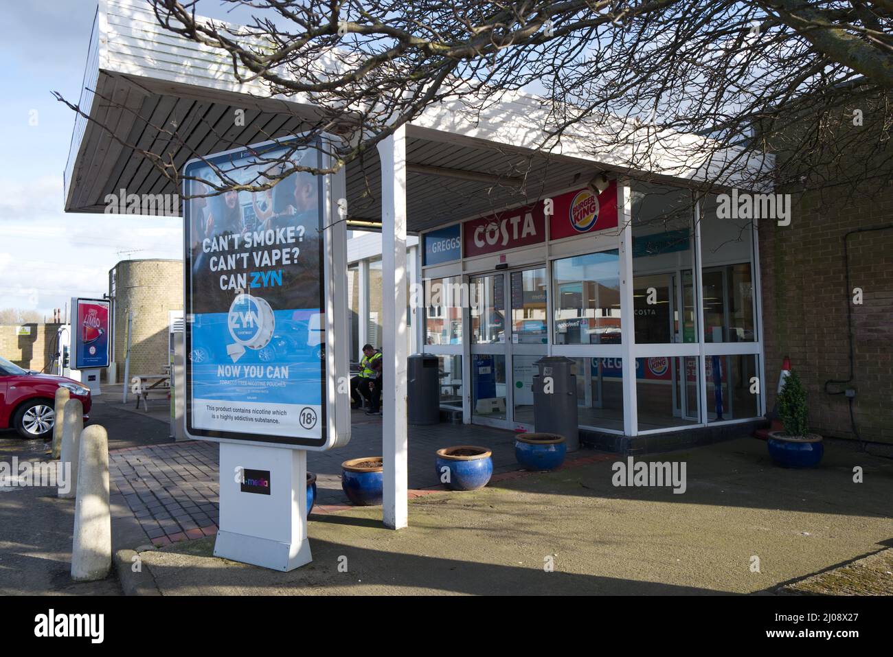 Washington MOTO Motorway Service Station on the A1(M) in County Durham ...