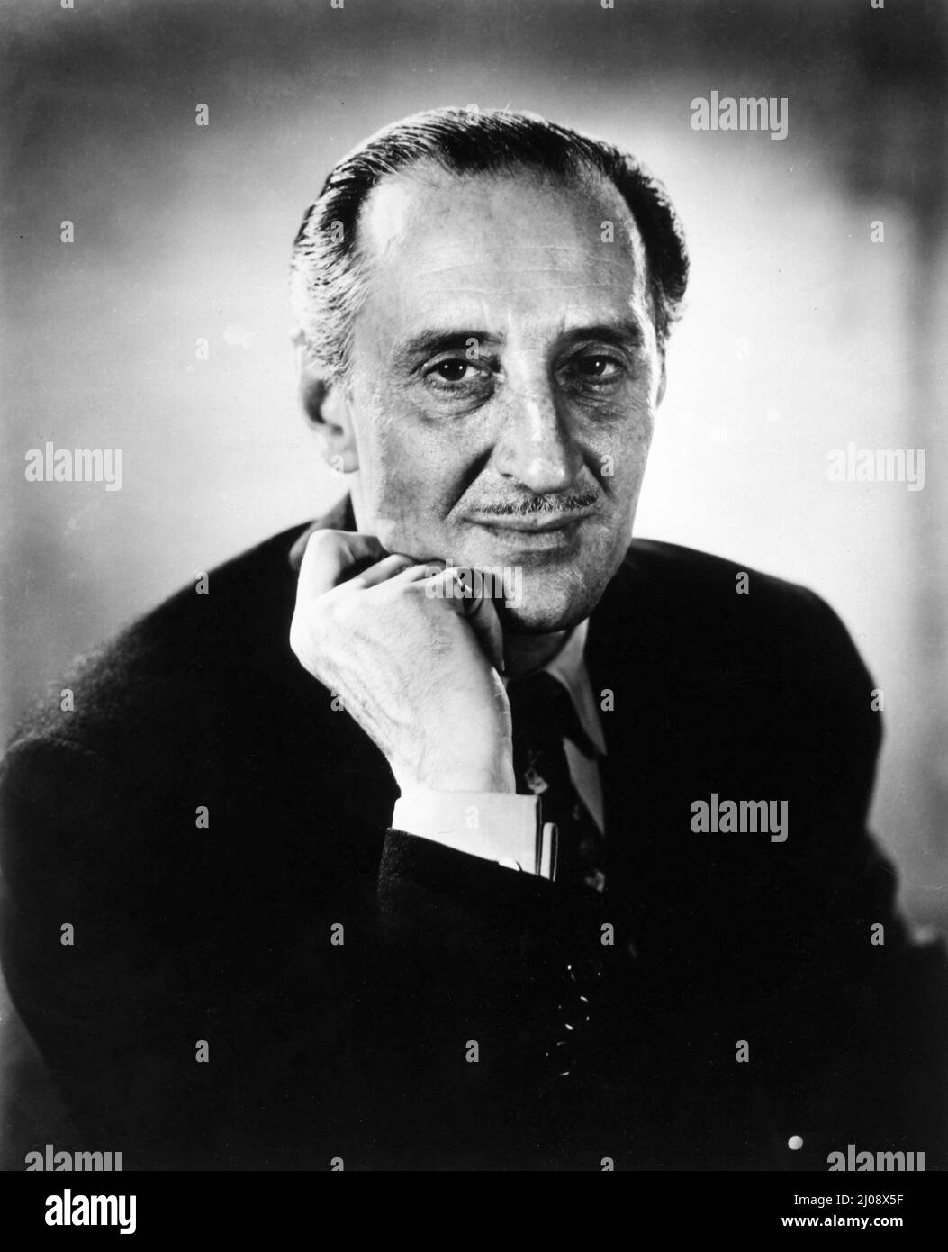 BASIL RATHBONE circa 1959 publicity portrait Stock Photo - Alamy