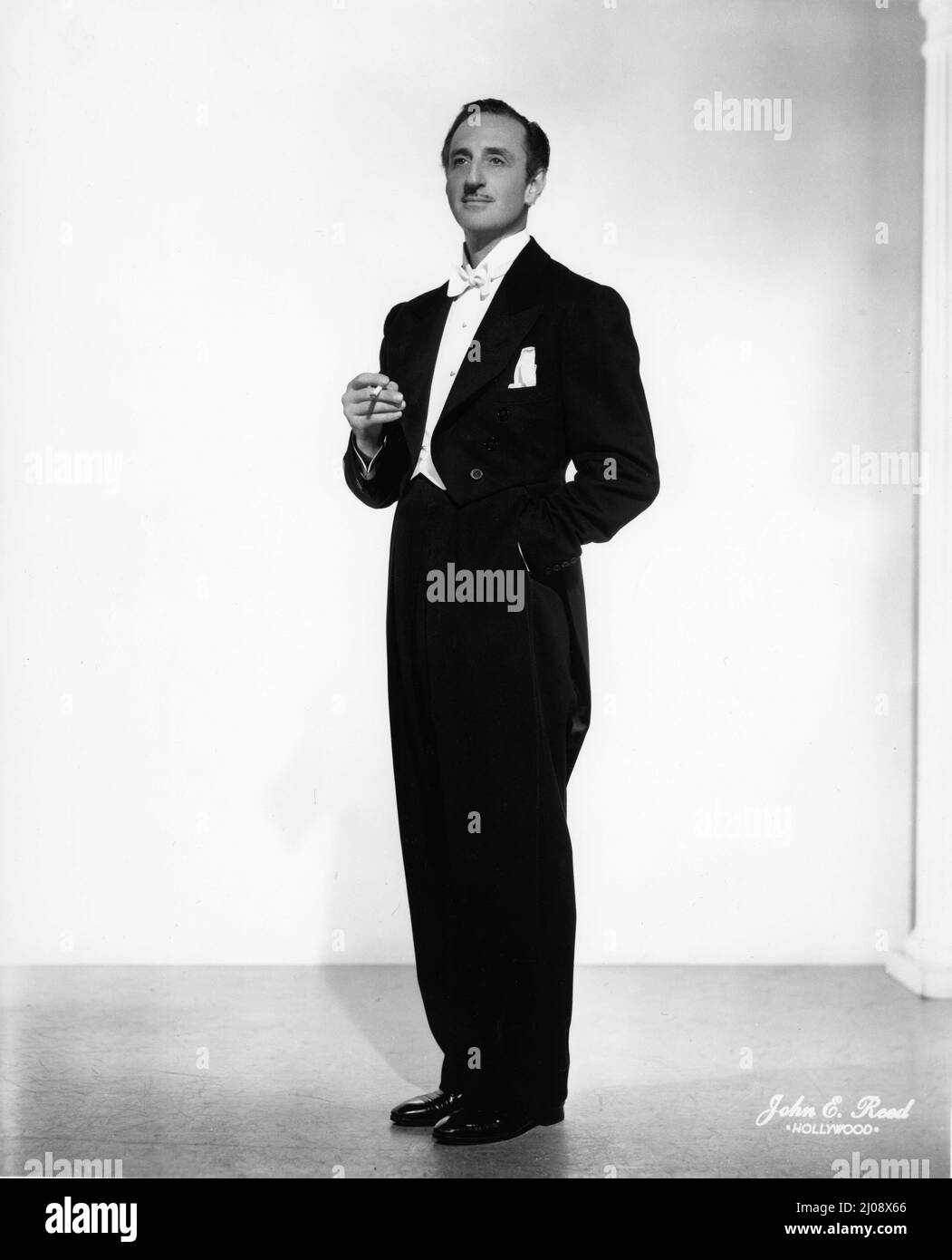 BASIL RATHBONE Publicity Portrait for the 1946 Stage Play OBSESSION ...