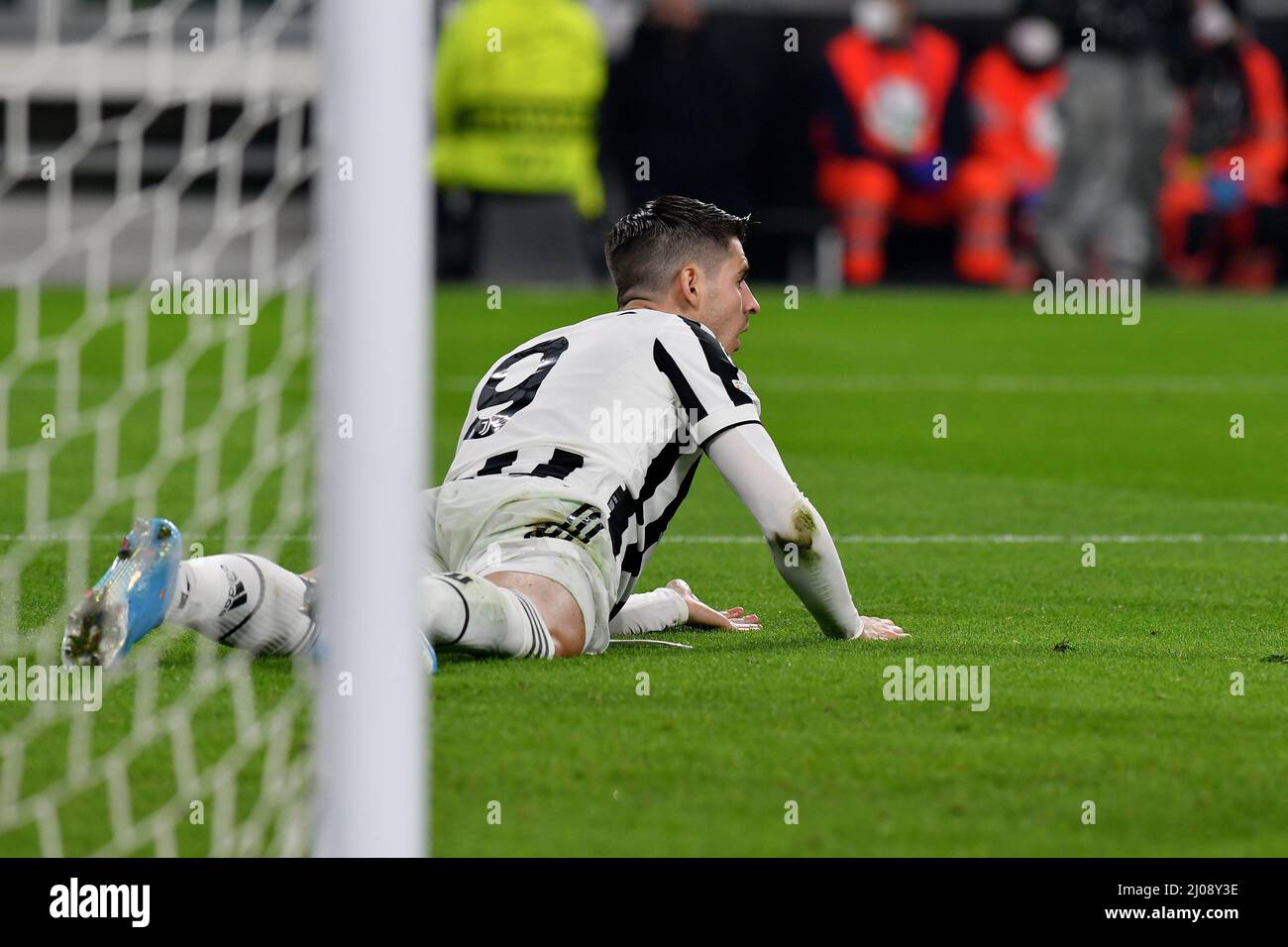 Alvaro Morata of Juventus FC in action during the UEFA Champions League ...