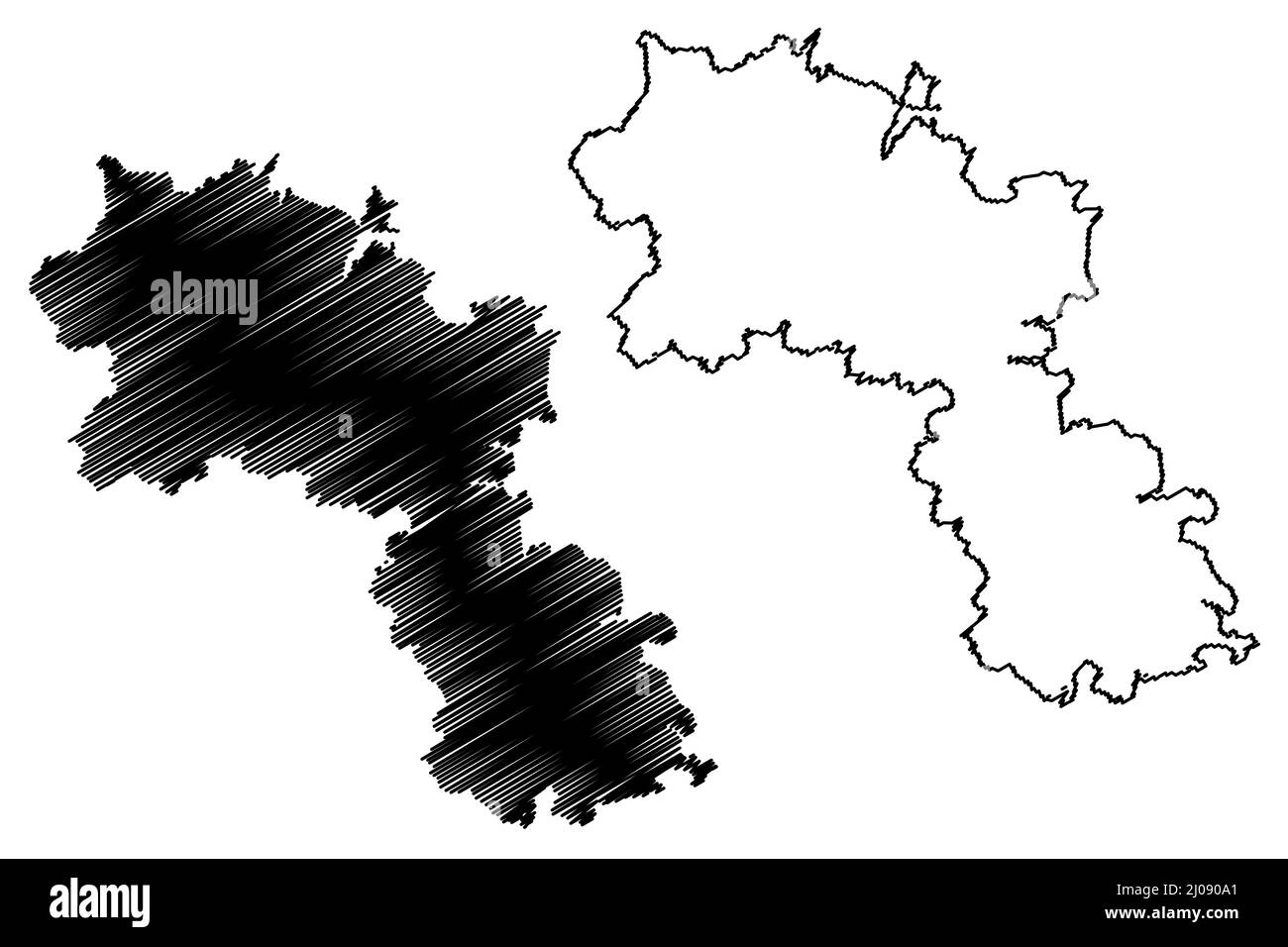 Map of holyhead Stock Vector Images - Alamy