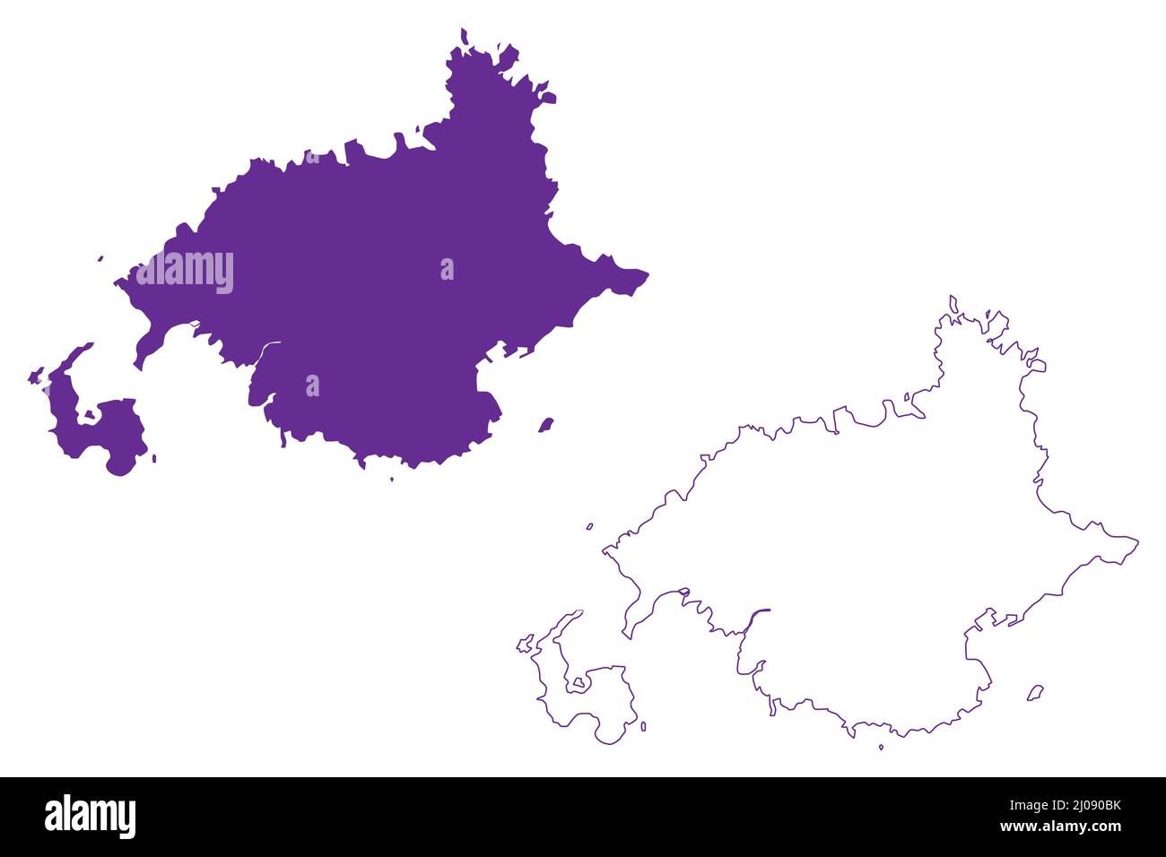 Uku-jima and Tera island (Japan, East Asia, Japanese archipelago) map ...
