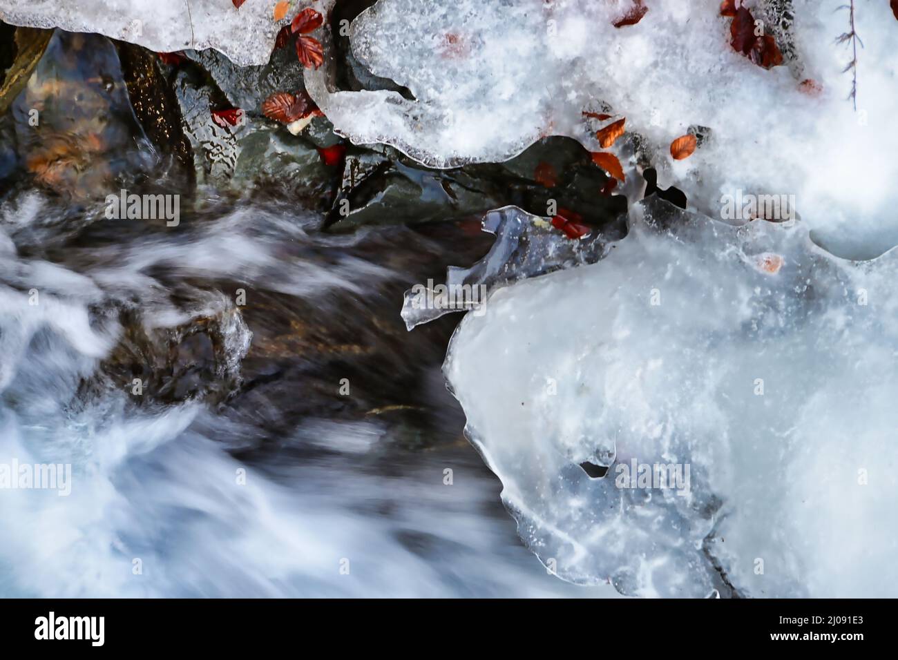 nature ice formation Stock Photo - Alamy