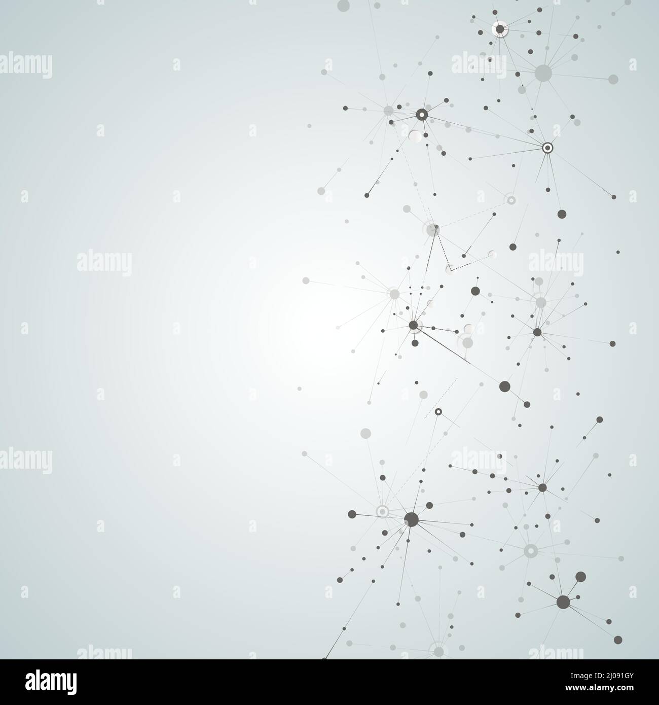 Science molecular structure line Stock Vector Images - Alamy