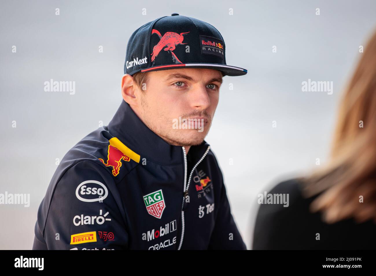 VERSTAPPEN Max (ned), Red Bull Racing RB18, portrait during the Formula ...