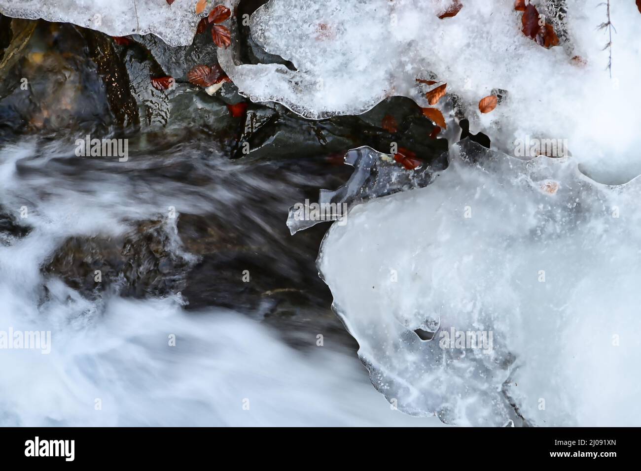 nature ice formation Stock Photo - Alamy
