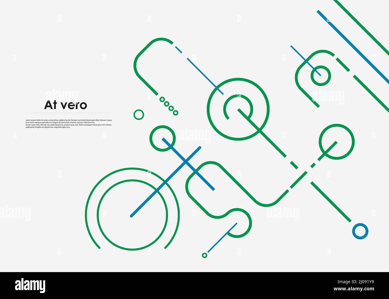 Brochure template. Future technology. Graphic design element. Vector ...