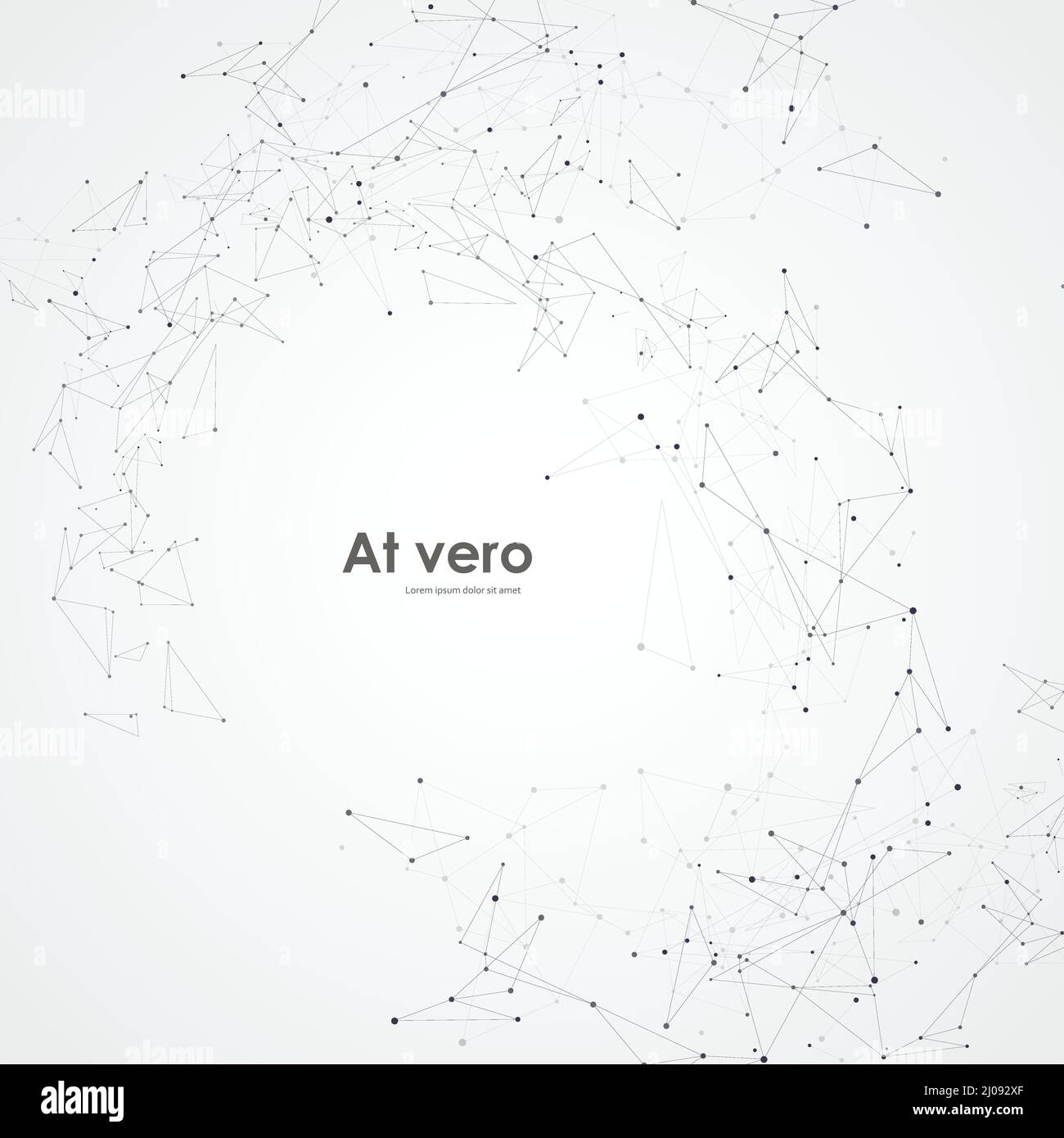 Molecule connections on white background. Vector illustration. Graphic ...