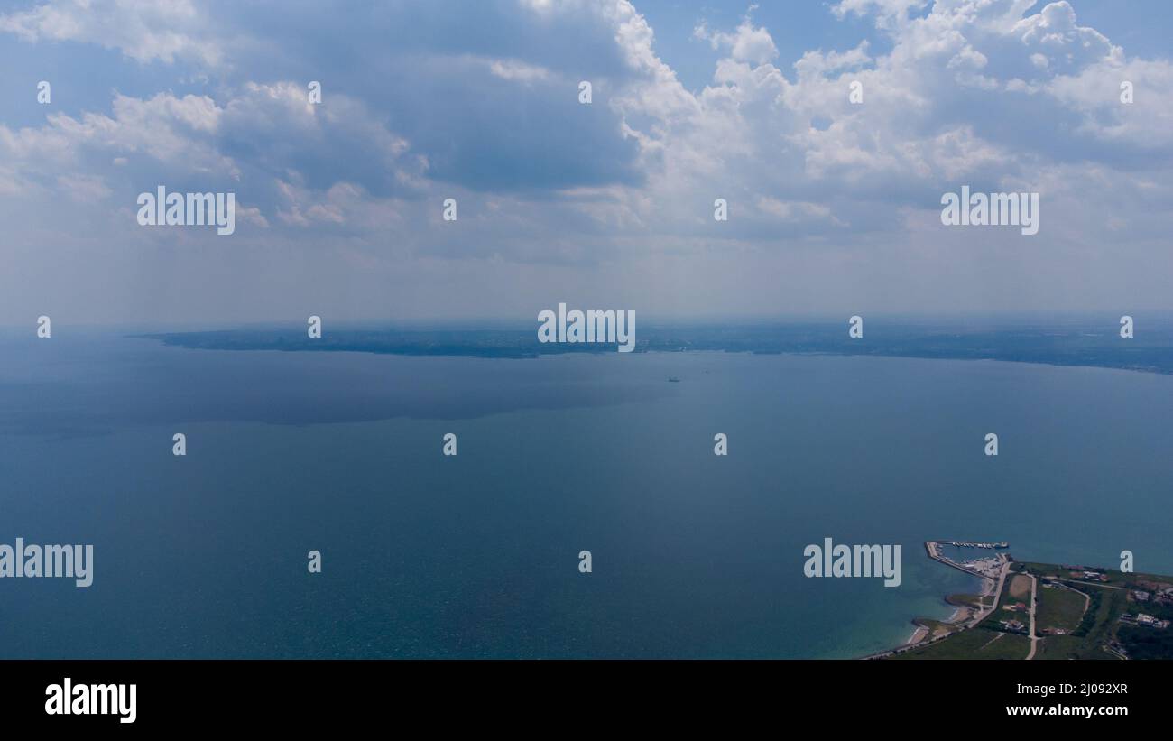Beautiful coast of the Black Sea. Aerial view. Odessa. Ukraine Stock ...