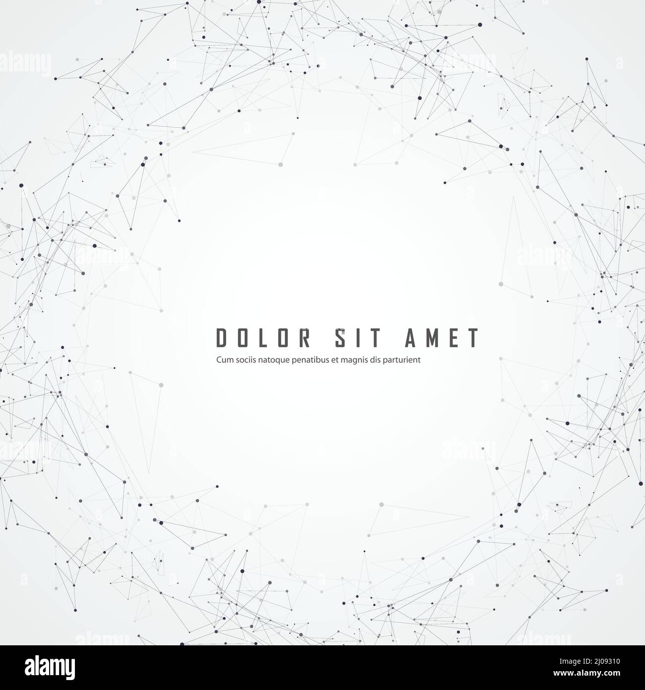 Molecule connections on white background. Vector illustration. Graphic ...