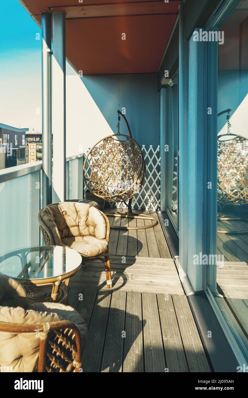 Large balcony hi-res stock photography and images - Alamy