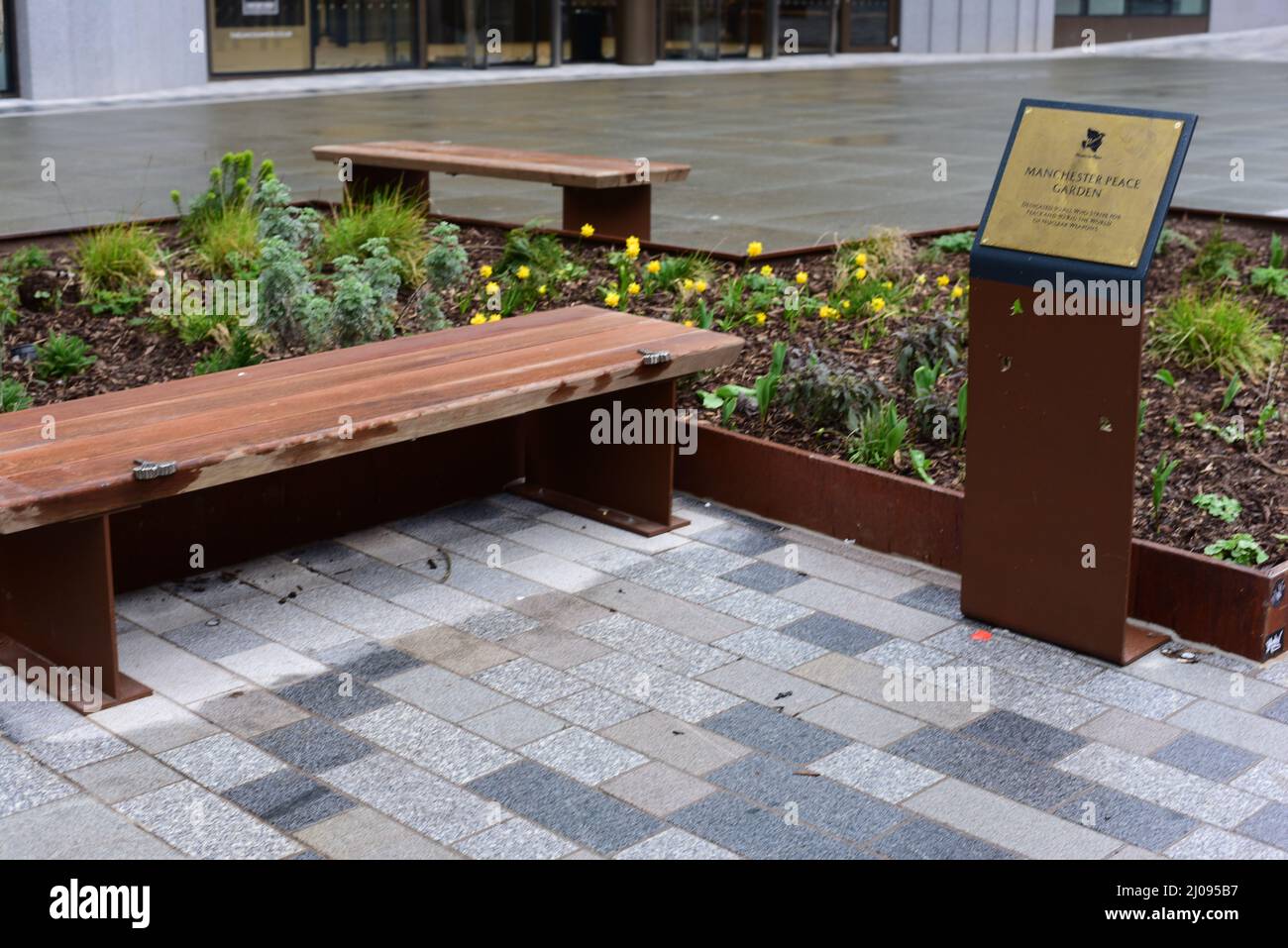 Manchester Peace Garden Stock Photo - Alamy
