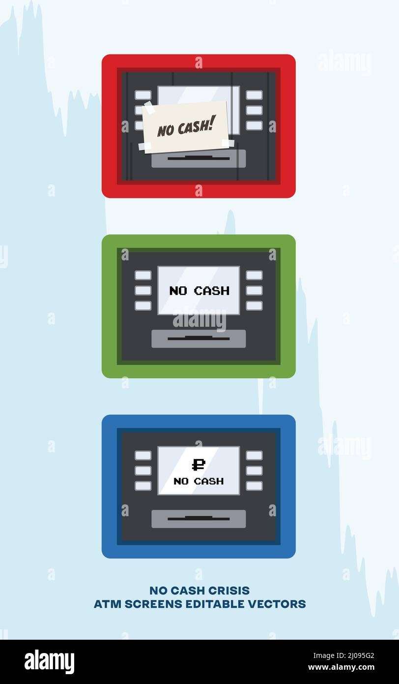 Atm screens Stock Vector Images - Alamy