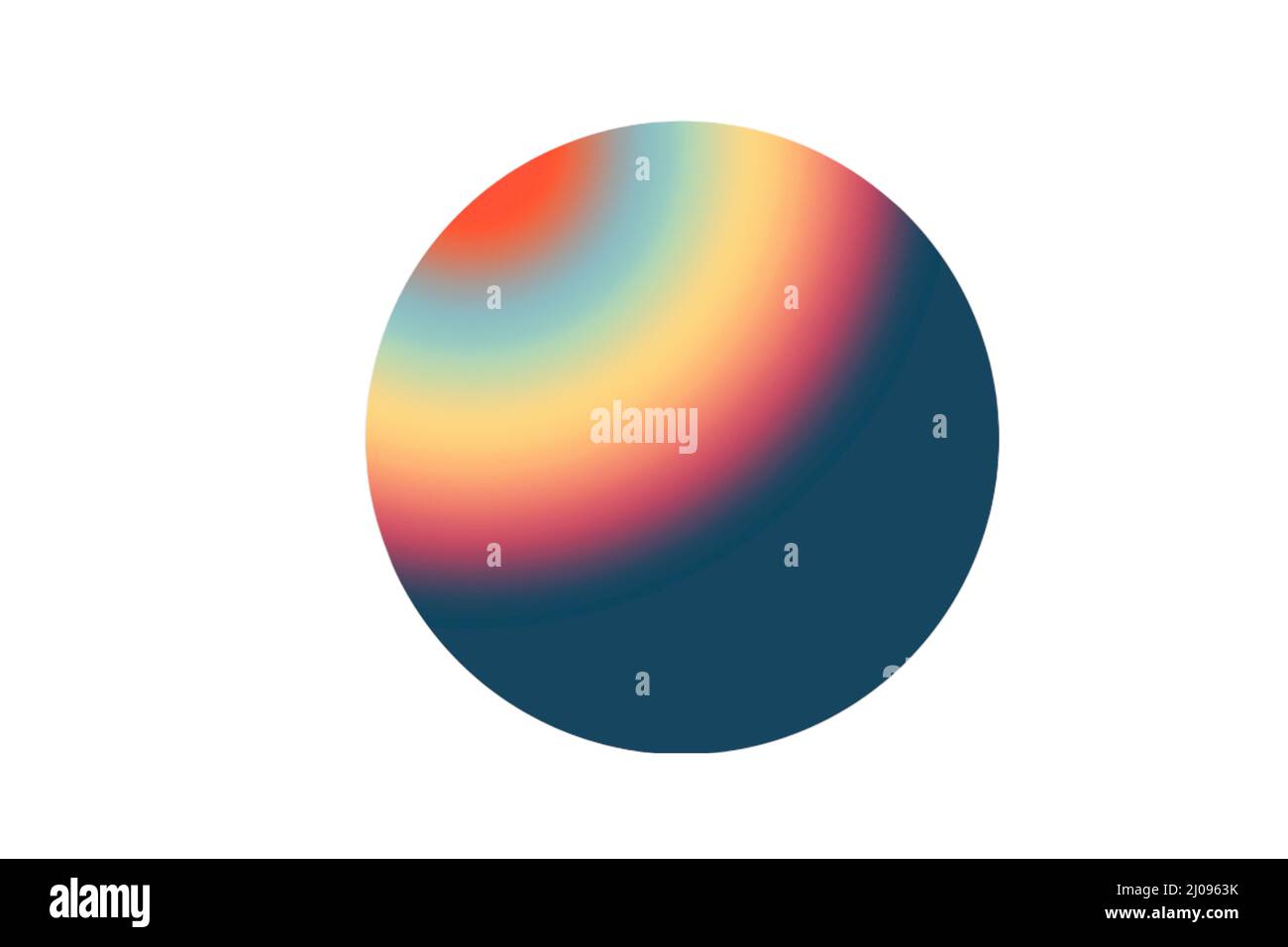 Round color gradient isolated on white background Stock Photo - Alamy