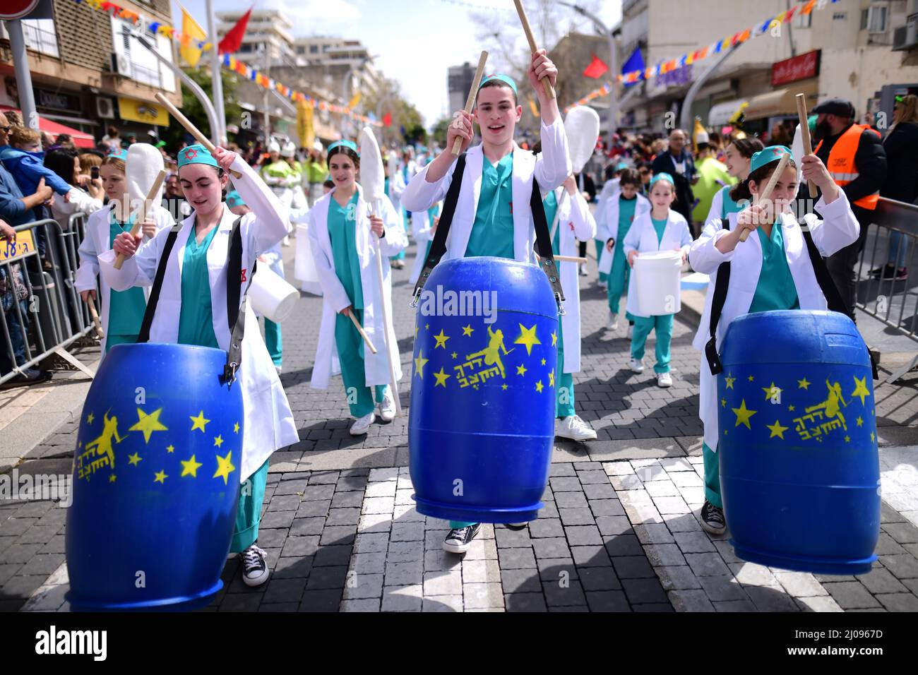 Israel herzliya purim parade hi-res stock photography and images - Alamy