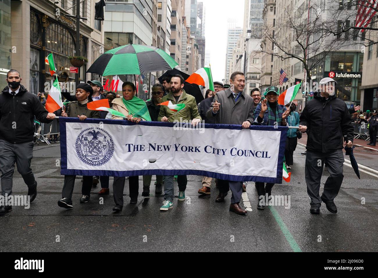 New York, NY, USA. 17th Mar, 2022. The New York City Council in ...