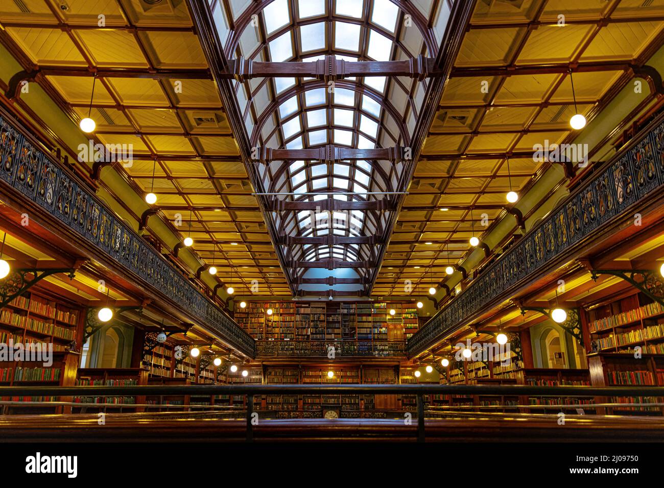 View of an inside the State Library of Adelaide Stock Photo - Alamy