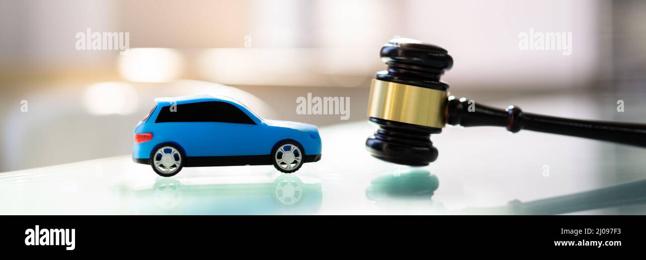 Car Lawyer Or Attorney Criminal Liability. Judge In Courtroom Stock ...