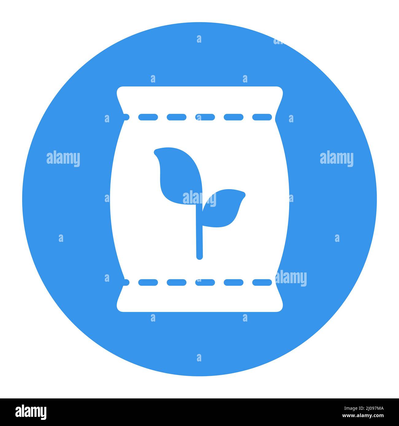 Fertilizer bag isolated glyph icon. Graph symbol for agriculture ...