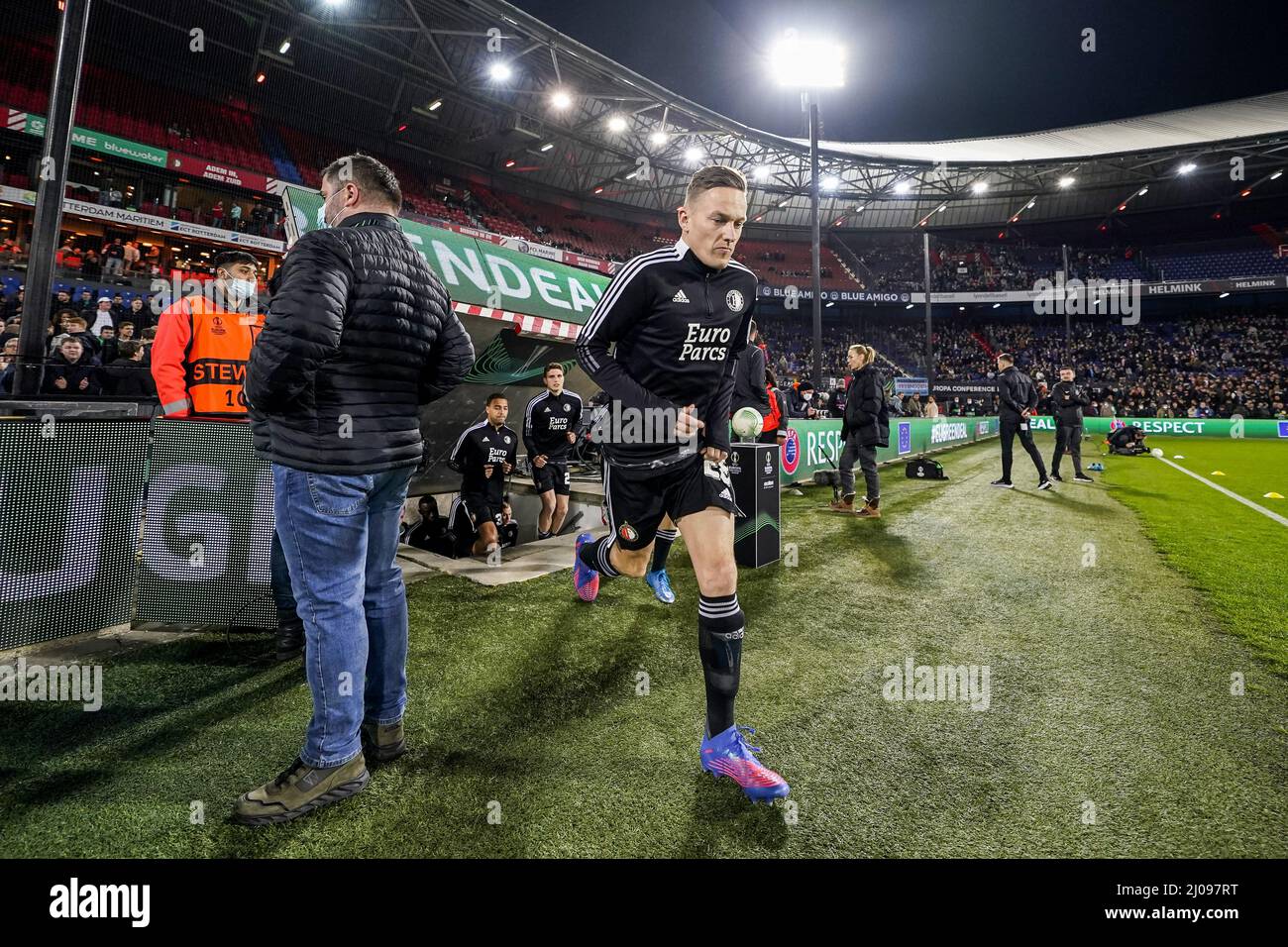 Rotterdam, Netherlands. 17th Mar, 2022. Rotterdam - Jens Toornstra of Feyenoord during the match ...
