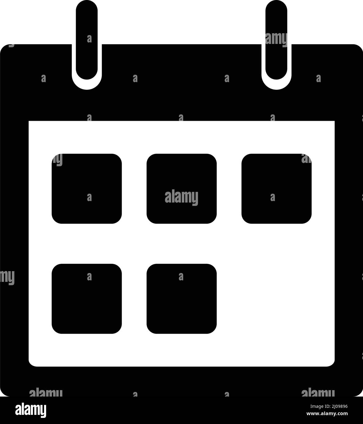 Schedule icon. Calendar and appointment management. Editable vector ...