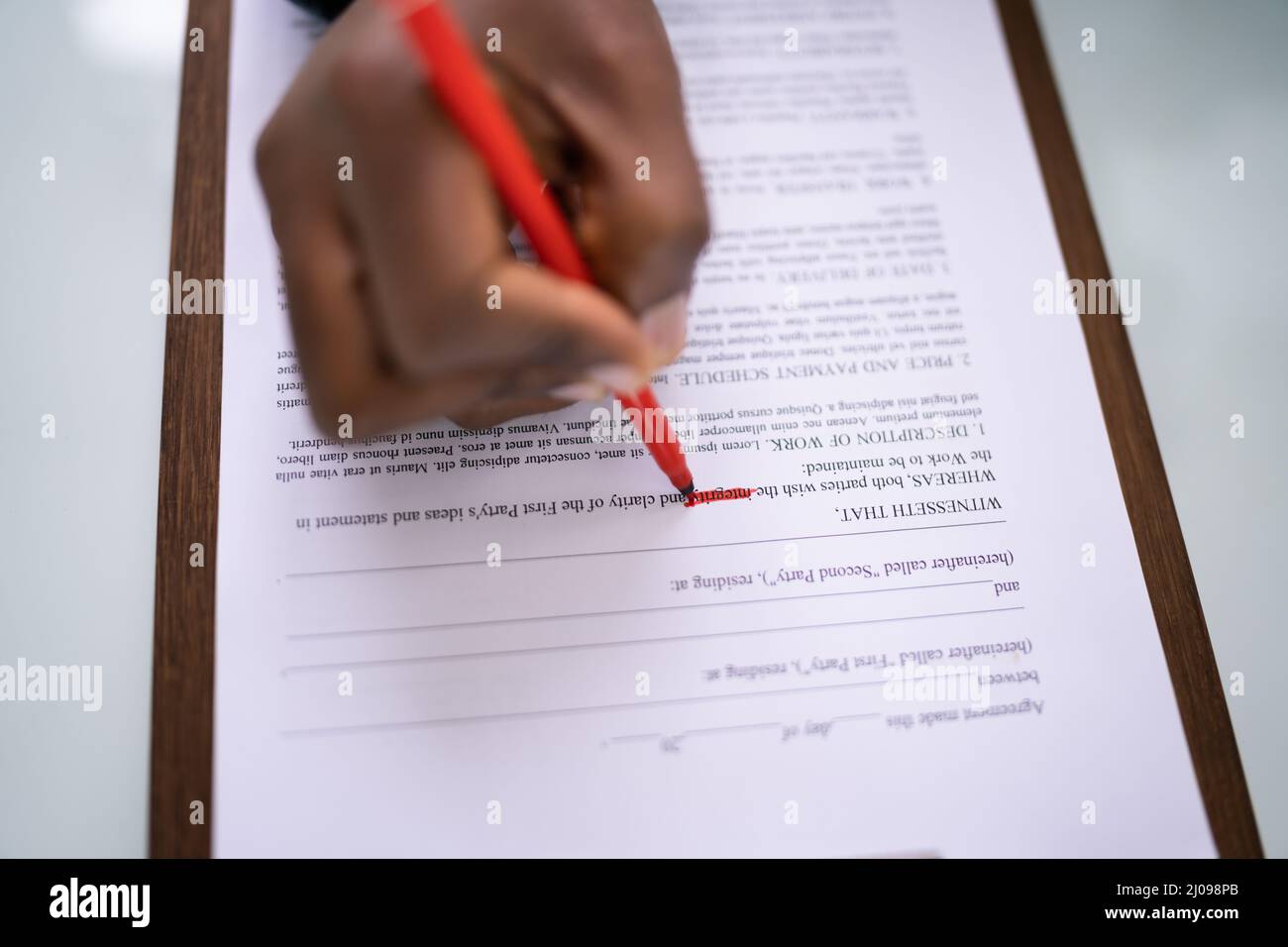 Insurance Paycheck. Payroll Check. Hand Writing Cheque Stock Photo - Alamy