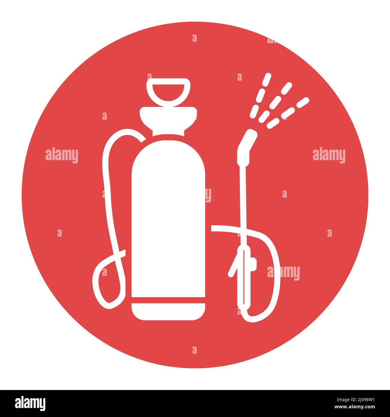 Spraying plants Stock Vector Images - Alamy