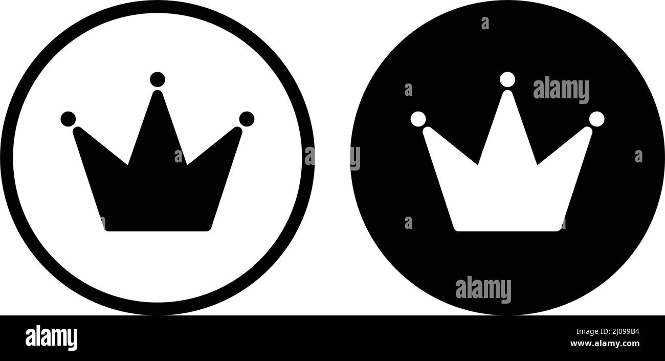 A set of crown icons. Ranking icons. Editable vectors Stock Vector ...